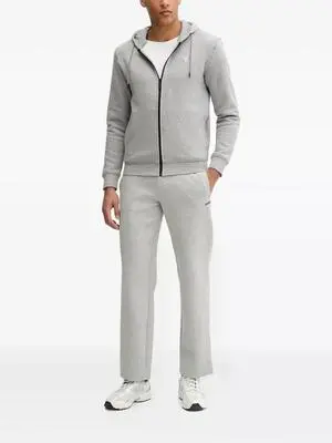 Guess Logo-plaque Zip-up Hoodie