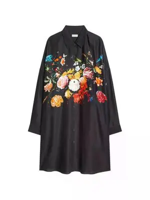 Dries Van Noten Viscose Shirt Dress