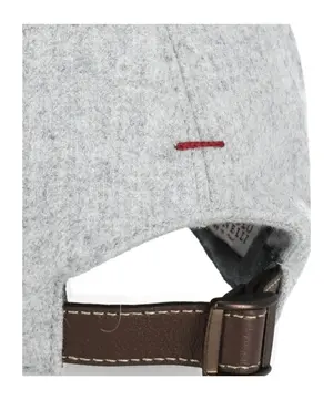 Brunello Cucinelli Logo-embroidered Curved Peak Cap - Gray