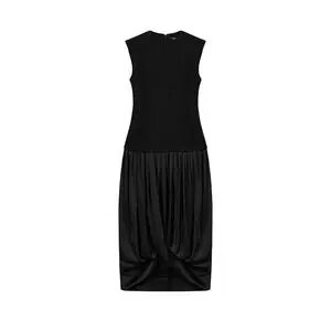 NOCTURNE Cap Sleeve Bubble Hem Dress
