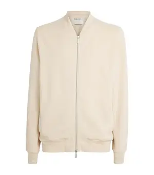 Zimmerli Winter Lounge Zip-up Jacket - Beige