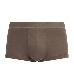Zimmerli Sea Island Cotton Boxer Briefs - Brown