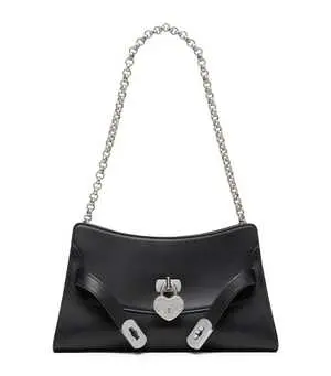 Alexander McQueen Mini Leather Locke Shoulder Bag