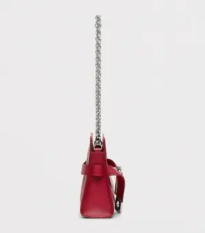Alexander McQueen Mini Leather Locke Shoulder Bag - Pink