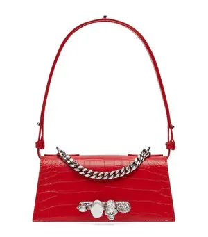 Alexander McQueen Mini Jewelled Knuckle Shoulder Bag
