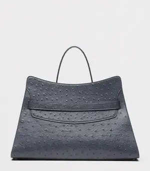 Alexander McQueen Calfskin Locke Top-handle Bag - Black