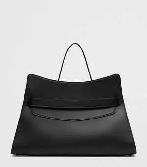Alexander McQueen Calfskin Locke Top-handle Bag - Black
