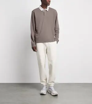 Vuori French Terry Cypress Rugby Shirt - Brown
