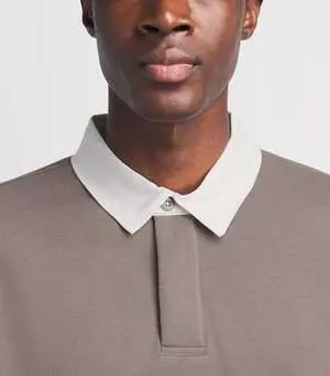 Vuori French Terry Cypress Rugby Shirt - Brown