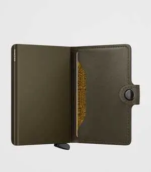 SECRID Leather Embossed Lines Miniwallet