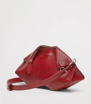 Alexander McQueen Leather Manta Clutch Bag