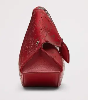 Alexander McQueen Leather Manta Clutch Bag