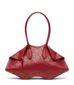 Alexander McQueen Leather Manta Top-handle Bag - Red