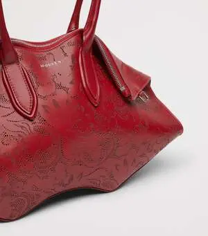 Alexander McQueen Leather Manta Top-handle Bag