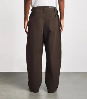 LEMAIRE Cotton Workwear Wide-leg Trousers