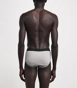 TOM FORD Stretch-cotton Logo Briefs