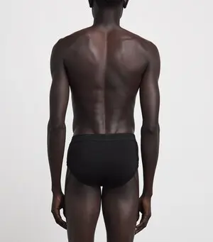 TOM FORD Stretch-cotton Logo Briefs