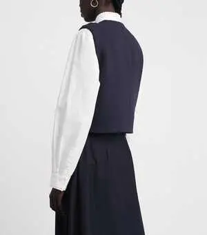 Maje Tweed Gilet