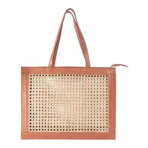 JELAVU Hurley Tan Tote Bag - Brown