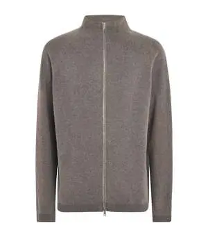 Our Legacy Wool Line Zip-up Cardigan - Brown