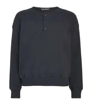 Our Legacy Stretch-cotton Sweatshirt - Black