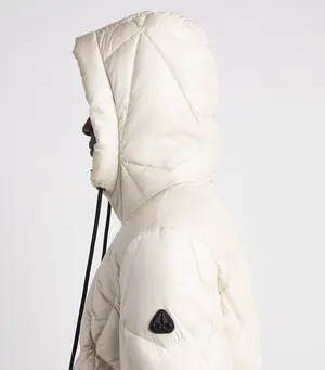 Moose Knuckles Down Iceberg Quilted Jacket - Beige