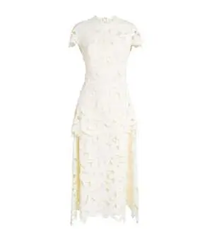 Simkhai Broderie Anglaise Neve Midi Dress