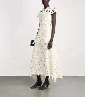 Simkhai Broderie Anglaise Neve Midi Dress