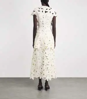 Simkhai Broderie Anglaise Neve Midi Dress