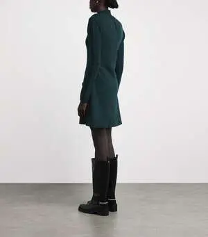Maje Knit Mini Dress And Sweater