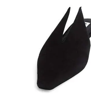 Alaïa Suede Pointy Mules 25