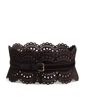 Alaïa Leather Bustier Belt