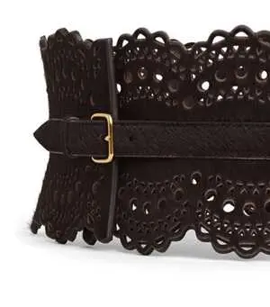 Alaïa Leather Bustier Belt