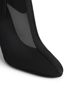 Alaïa Meshed Heeled Chelsea Boots 100