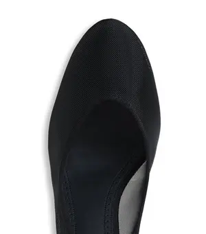 Alaïa Mesh Ankle-strap Pumps 100 - Black
