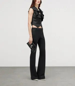 Alexander McQueen Wool Waterfall-collar Waistcoat