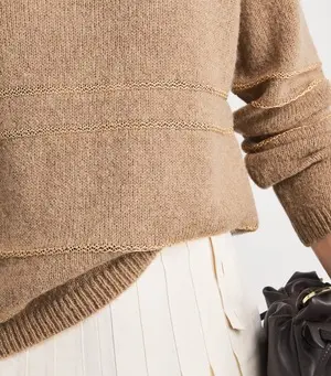 Fabiana Filippi Wool-blend Jacquard Sweater