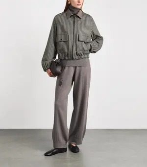 Fabiana Filippi Virgin Wool-silk-cashmere Sweatpants