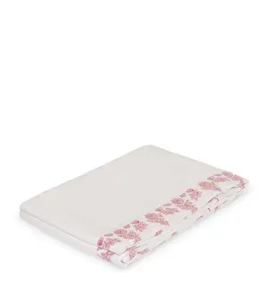 Loretta Caponi Cotton Coral And Shells Flat Sheet