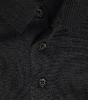 Polo Ralph Lauren Wool Polo Pony Long-sleeve Polo Shirt