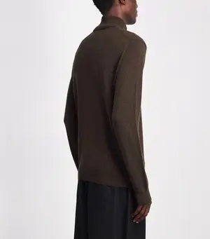 Polo Ralph Lauren Wool Polo Pony Quarter-zip Sweater