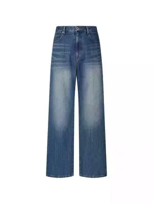 STUDIO TOMBOY Faded Straight-leg Jeans
