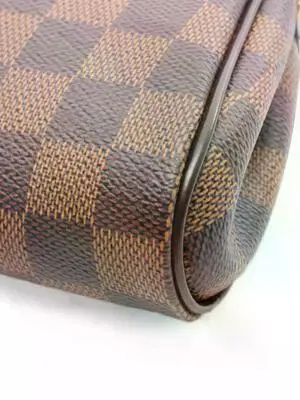 LOUIS VUITTON 2010 Eva Damier Ebene Shoulder Bag