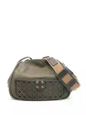 Dior 2000s Lattice Crossbody Bag - Green
