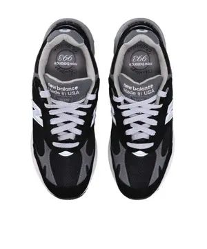 NEW BALANCE 993 Core Lace-up Sneakers - Black