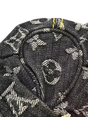 LOUIS VUITTON 2007 Monogram Denim Patchwork Tote Bag