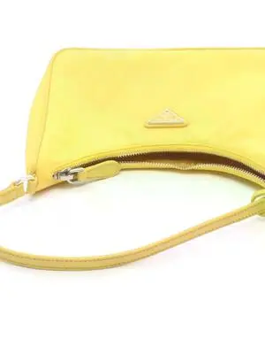 Prada Logo-plaque Shoulder Bag