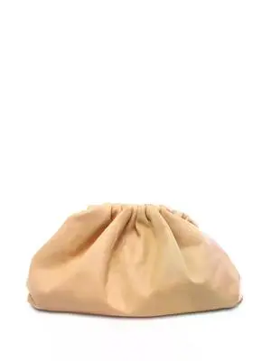 Bottega Veneta 2012-2026 Lambskin The Pouch Clutch Bag - Neutrals