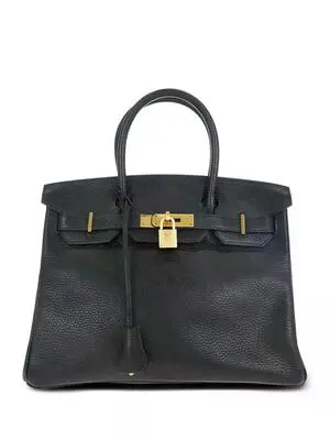 Hermès 2003 Ardennes Birkin 30 Tote Bag - Black