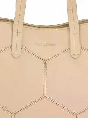 KAT MACONIE Geometric-quilted Tote Bag - Neutrals
